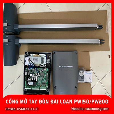 Cổng Mở Tay đòn Đài Loan PW150/PW200 - An Toàn, Giá Tốt 2025