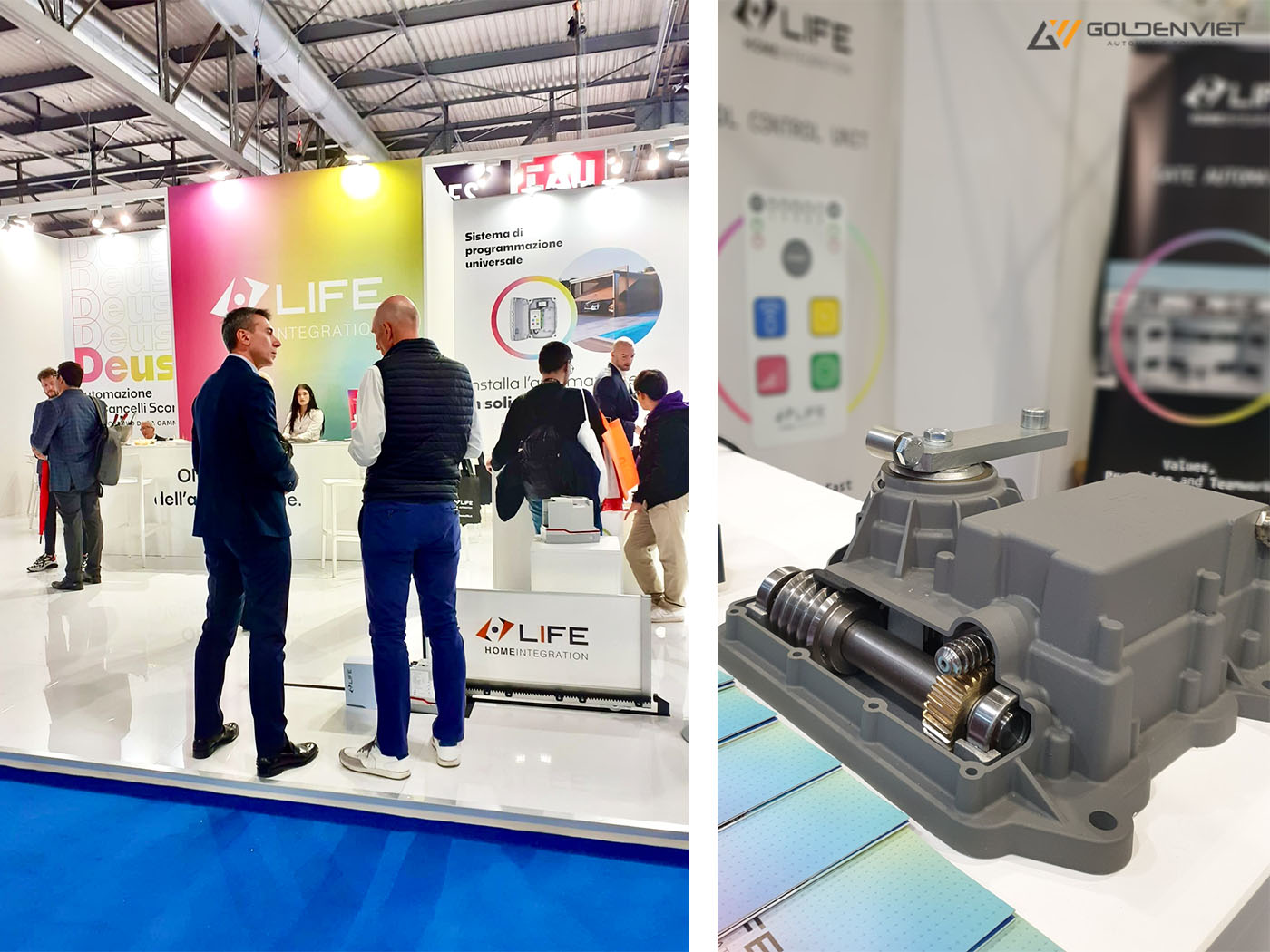 Motor Cổng Tự động âm Sàn LIFE ER4 UNI 230V - NHẬP ITALIA